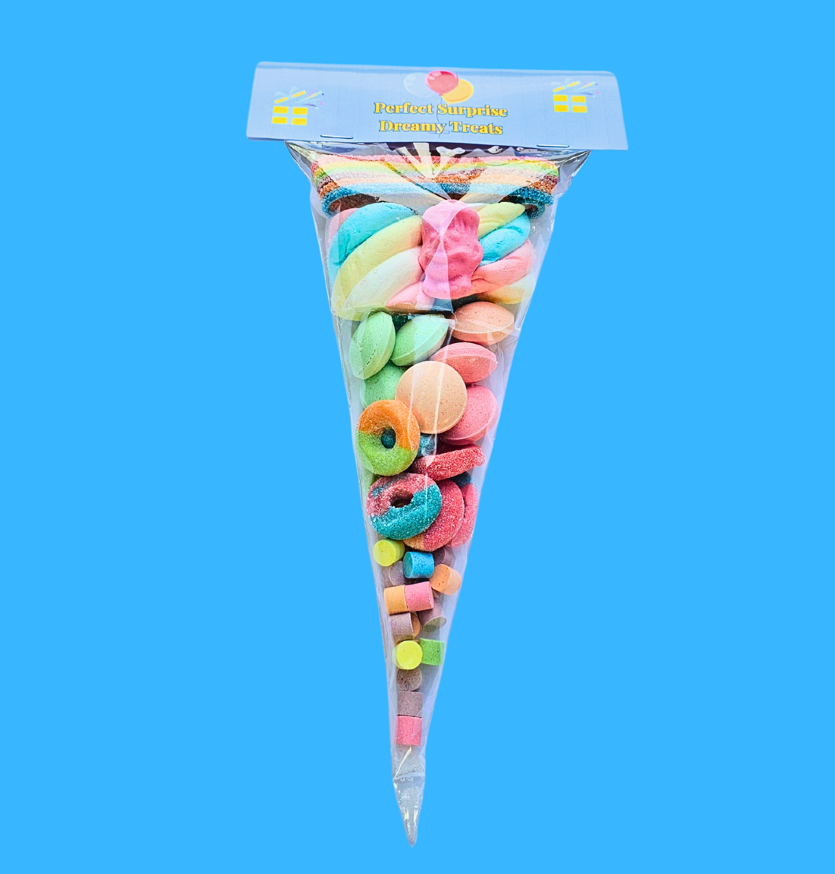 Pre-Packed Cone Candy Packet – Perfect Surprise