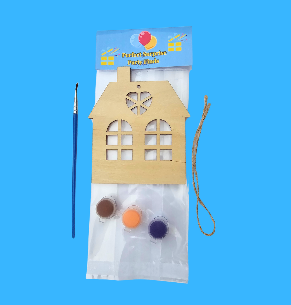 Pre-Packed Wooden House And Paint Set – Perfect Surprise